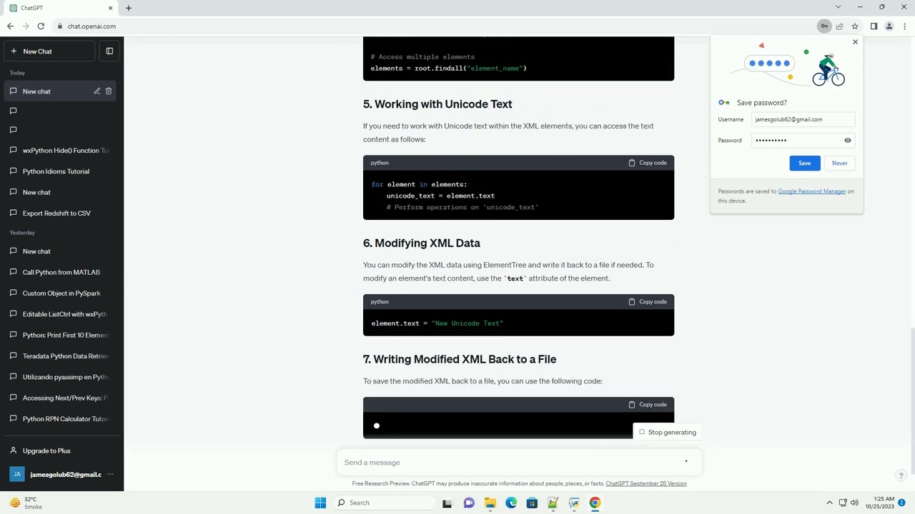 python Parse XML with unicode characters into ElementTree
