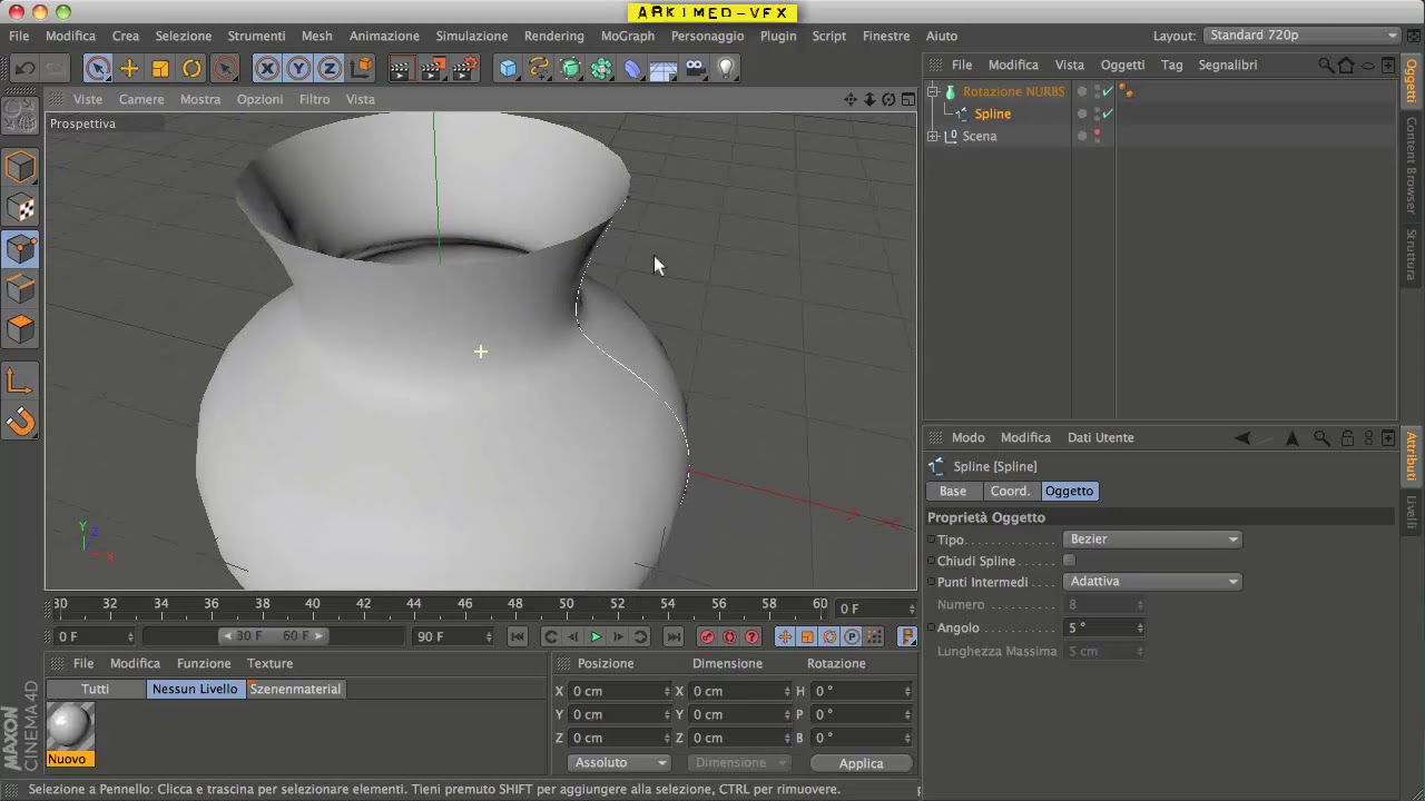 Tutorial: Rotazione NURBS - Tutorial - Blog - C4Dzone
