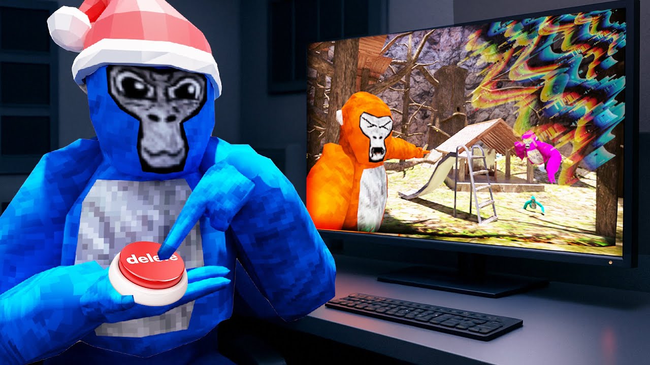 Gorilla Tag, But I Can Delete Maps...