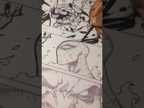 inking over some old Joe Mad pencils