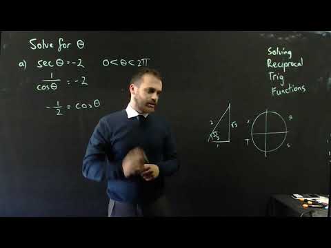 Finding Values of Reciprocal Trig Functions - Expii