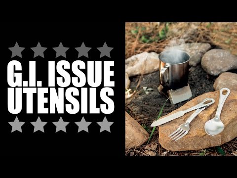 GI-Issue Utensils - Fork, Spoon and Knife