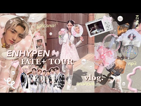 ENHYPEN FATE PLUS TOUR ₊˚.🪐⊹ kpop concert vlog, VIP2 experience, camping, grwm, fancams, etc !