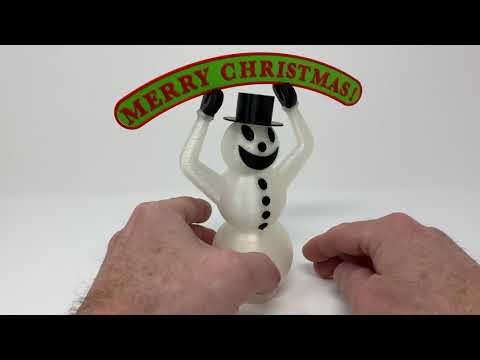 ☃️ 3D Printed Snowman Tea Light・Free STL File for ・Cults