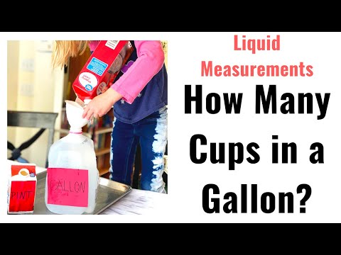 How Many Cups in a Gallon? Liquid Measurements with Kids