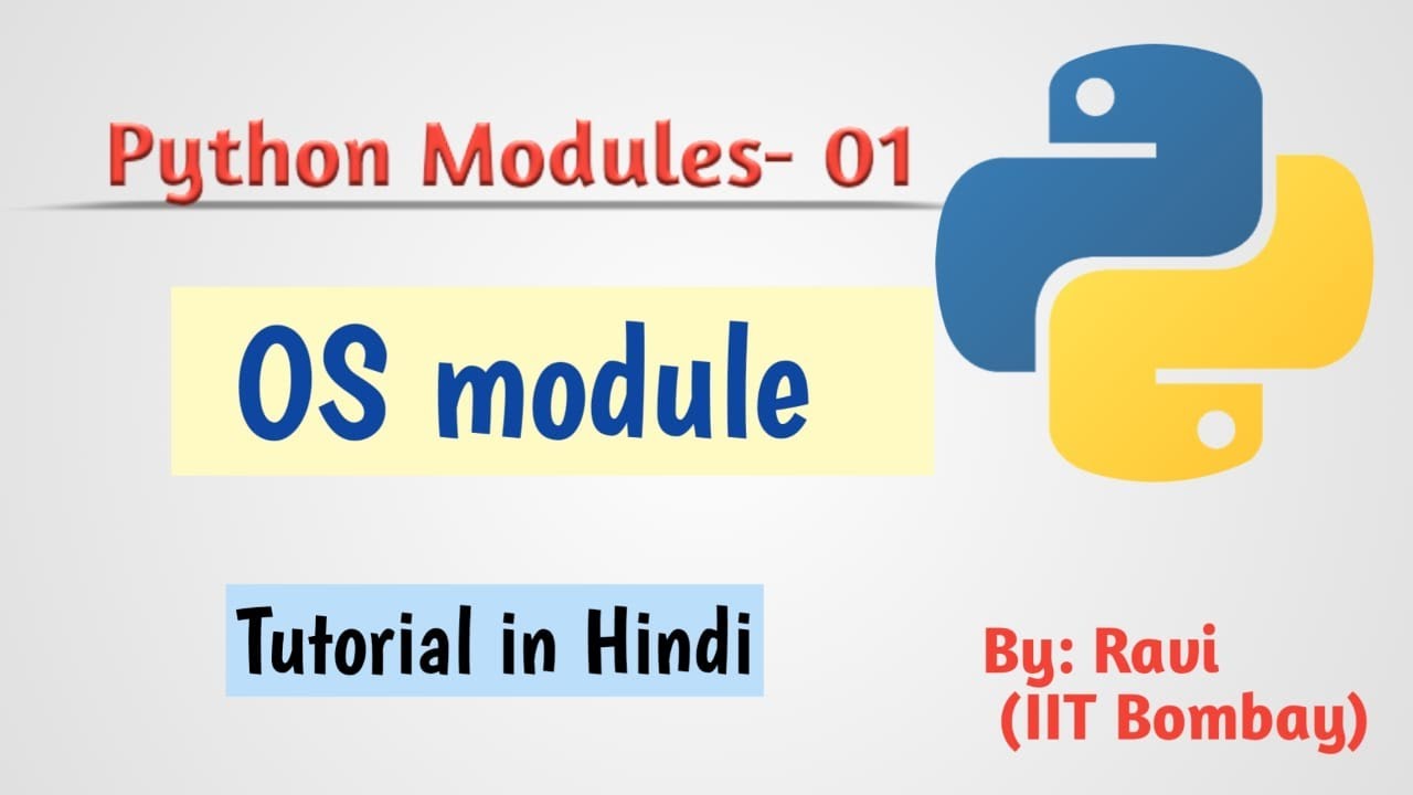 OS Module Python | Python Library-01 | Interact with  Operating system | Data Science | AI/ML