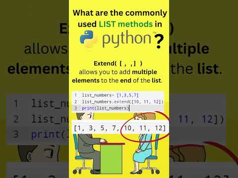 What are List Methods in Python | Append, Insert, Pop, Extend, Sort | Most Asked Interview Question