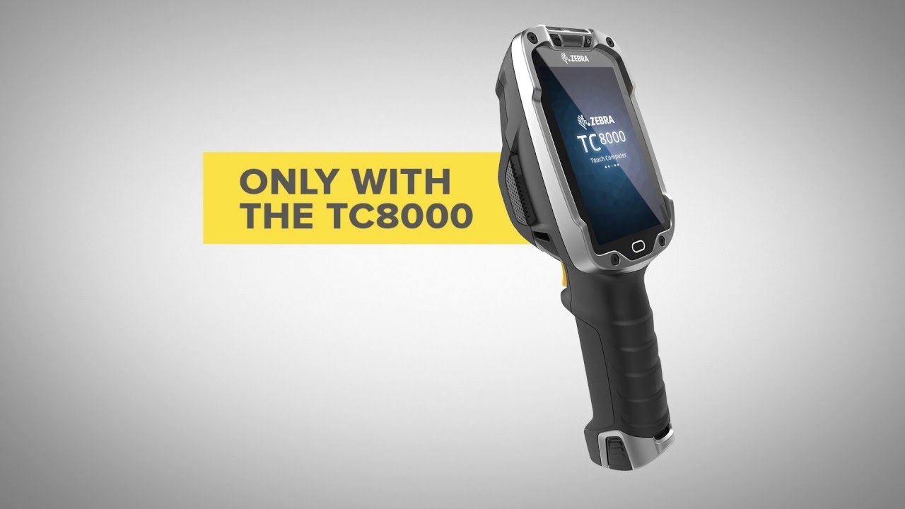 TC8000 Warehouse Touch Mobile Computer from Zebra