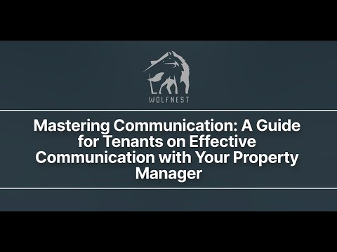 Mastering Communication: A Guide for Tenants on Effective Communication ...