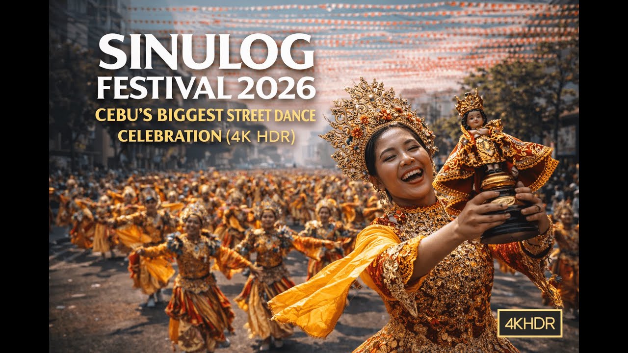SINULOG FESTIVAL 2026 | CEBU’S BIGGEST STREET DANCE CELEBRATION (4K HDR)