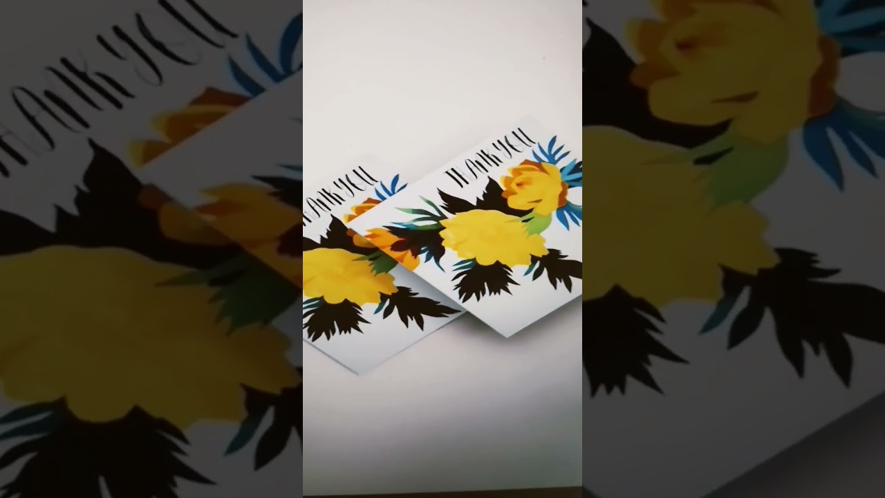 thank you card template/ thank you card / thank you notes/ editable card template in Canva