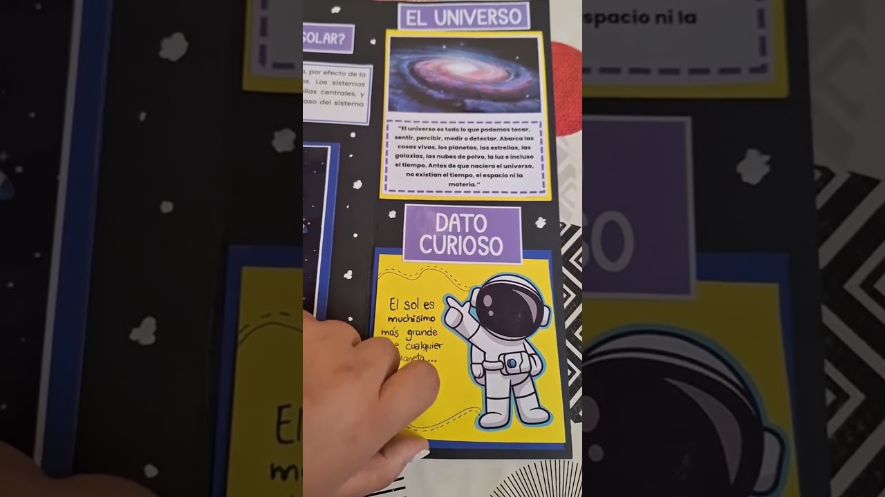 Lapbook del Universo 🌌  #lapbook  #eluniverso   #maqueta