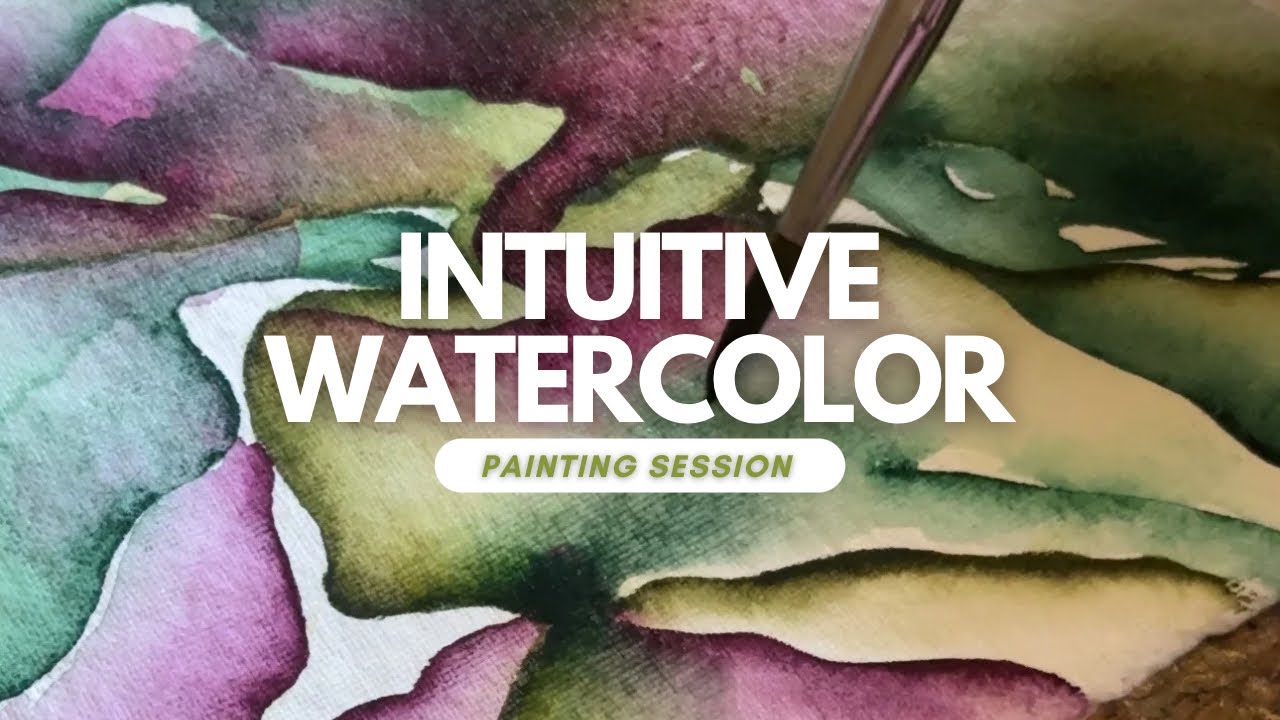 Intuitive Watercolor Painting Session 3 with Jessica Young #watercolorpainting #intuitiveart #art