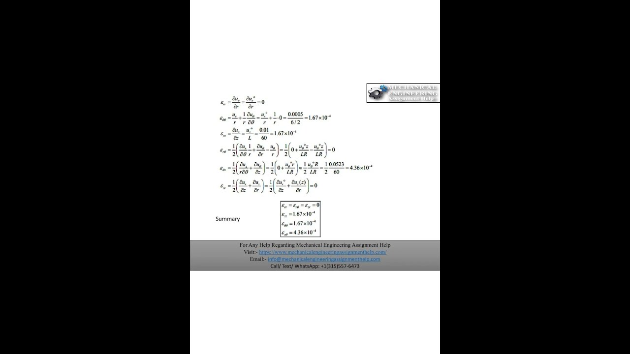 Mechanical Engineering Assignment Helper