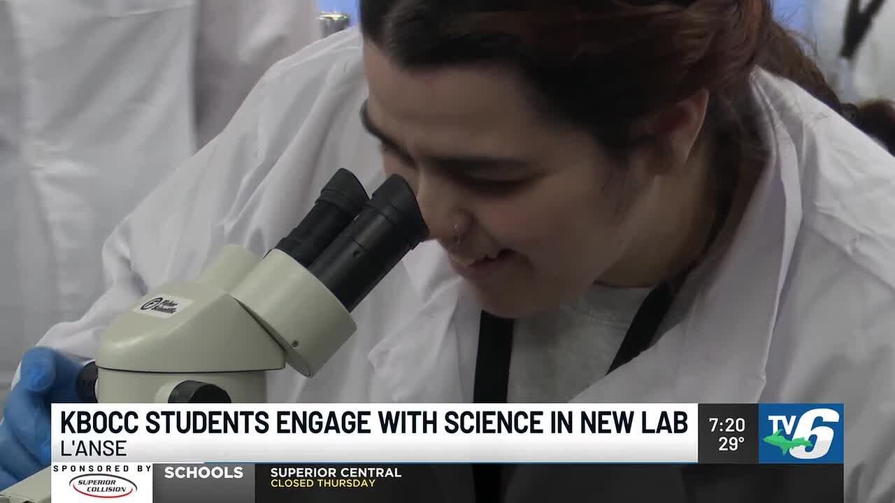 Keweenaw Bay Ojibwa Community College students engage with science in new laboratory