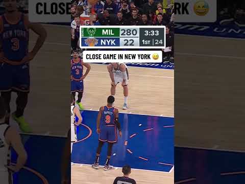 Scoreboard Glitch During The Knicks And Bucks Game 🏀😱 #nba #basketball #score