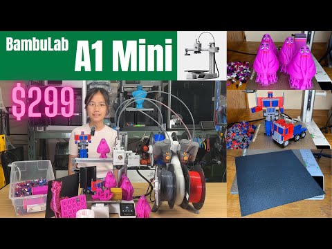 BambuLab A1 Mini IN-DEPTH Review: This Beginner Friendly $299 3D printer is outperforming everyone