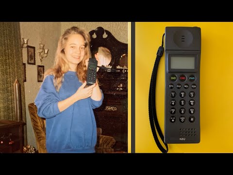 My First Cell Phone (1990) NEC P-300 | Retro Portable Phone