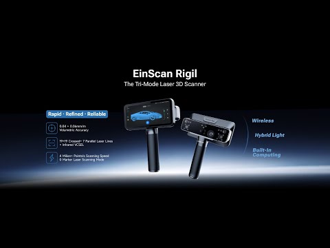 Shining3D Einscan Rigil 3D Scanner for the Automotive Aftermarket Industry