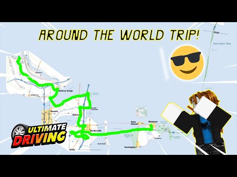 AROUND THE WORLD ROAD TRIP!! | Roblox Ultimate Driving – Epic How
