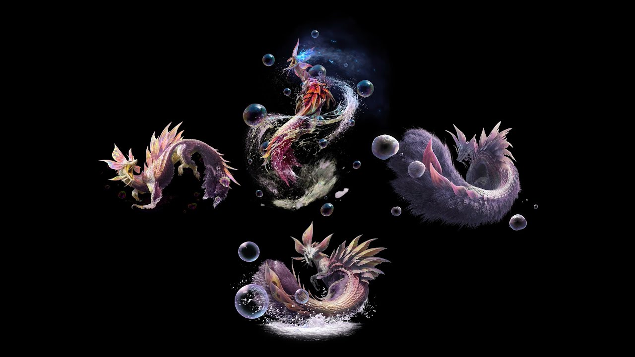MHWilds&MHRise&MHGU Mizutsune Theme Combined