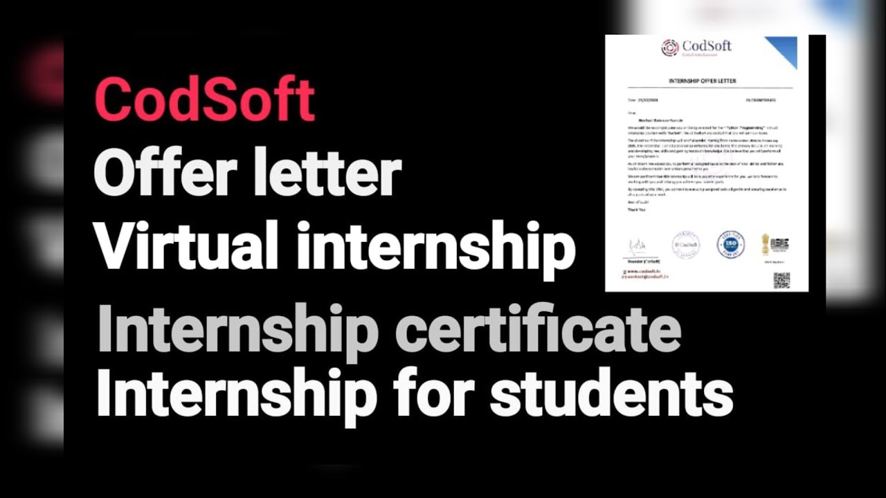 CodSoft internship for College students | #codsoft @Madhuu_k