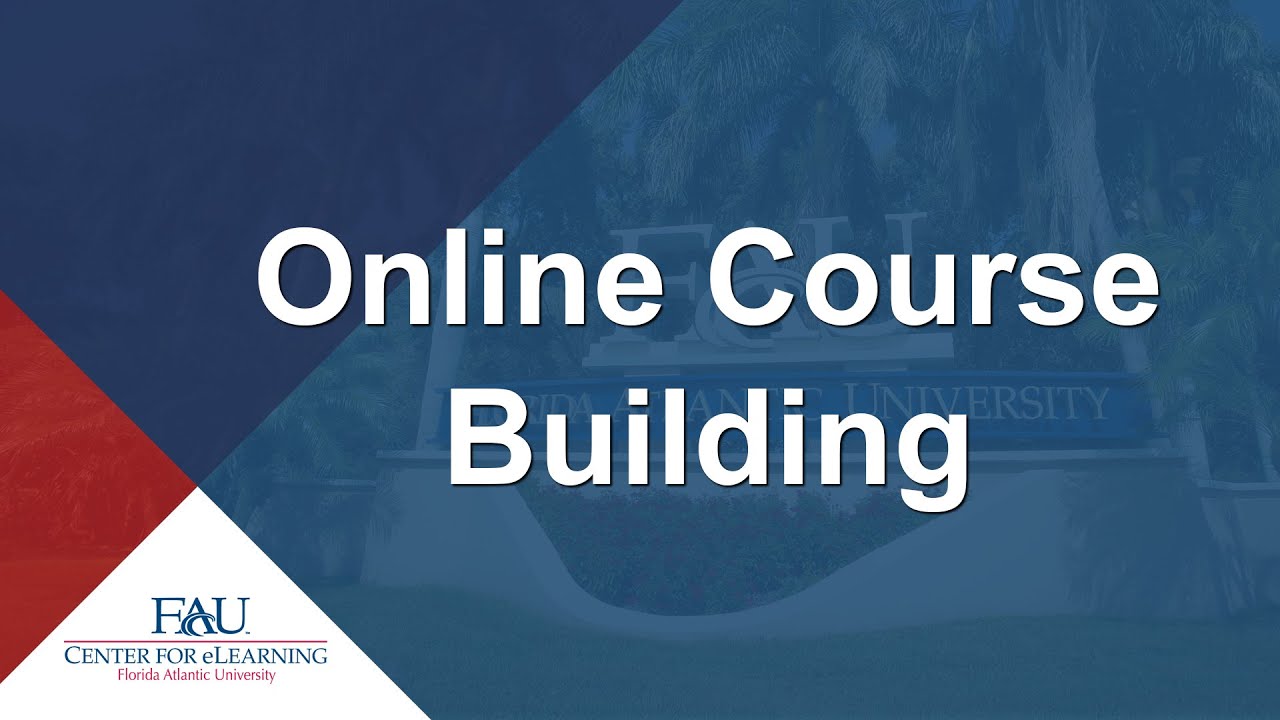 Online Course Building   Starting with the Foundation CeL Professional Development Webinar