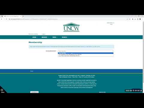 How to sign up for OLLI at UNCW classes