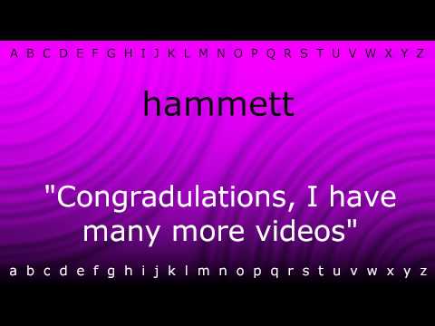 Here I will show you how to say 'hammett' with Zira.mp4