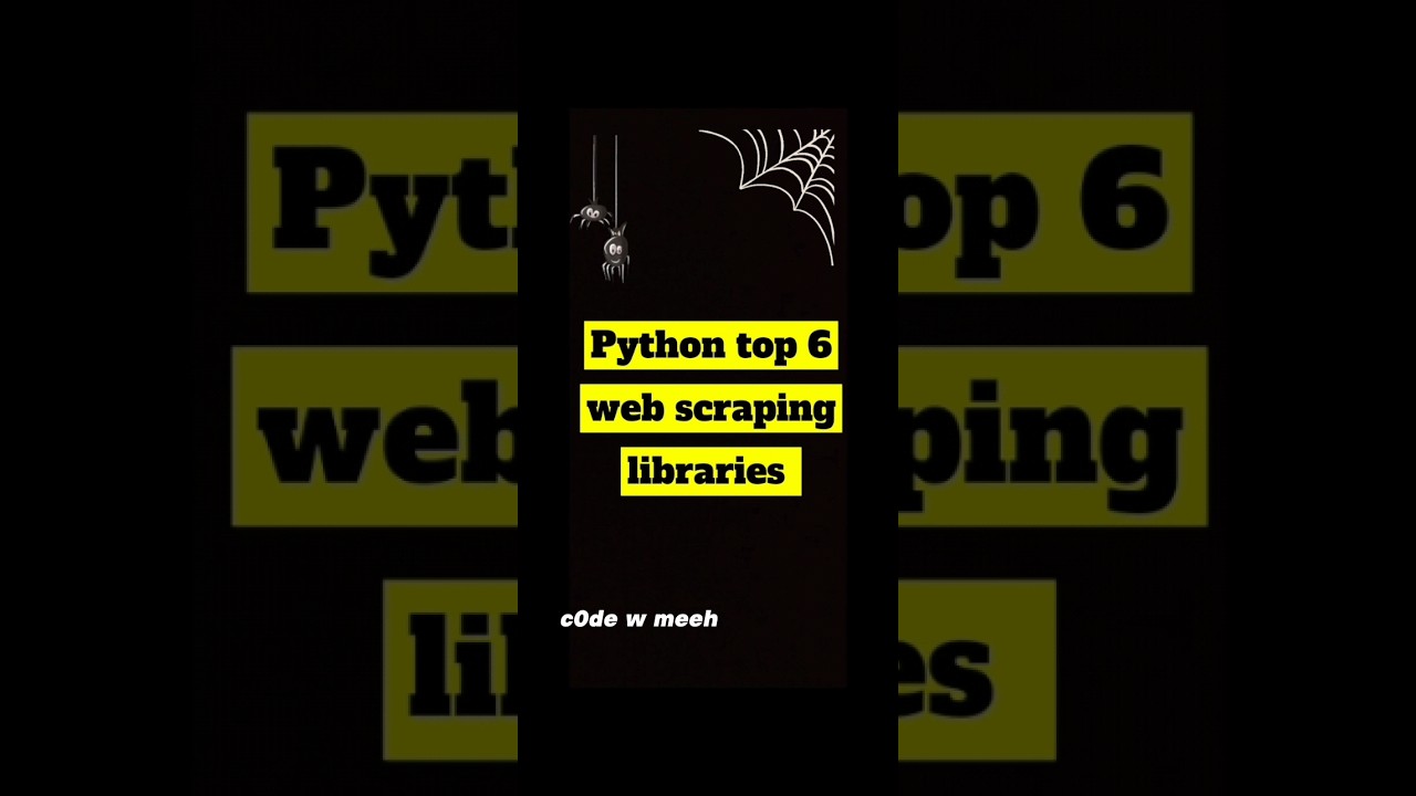 Web Scraping Made Easy: Top 6 Python Libraries for Efficient Data Extraction | Python Web Scraping