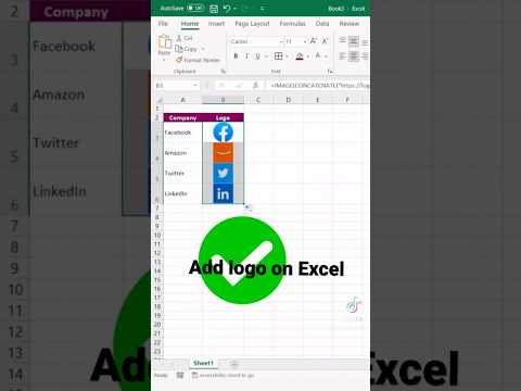 How to add logo on Excel || Create a logo on Excel ||