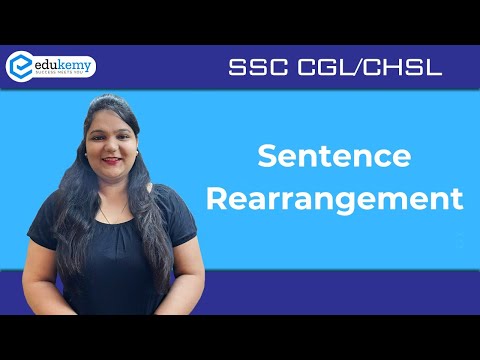 Most Expected English Questions (Sentence Rearrangement) for SSC CGL | English Grammar