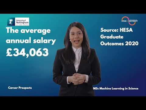 MSc Machine Learning in Science - Career Prospects - University of Nottingham (UK)