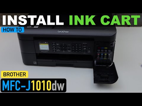 Brother MFC-J1010dw Ink Cartridge Replacement Video.