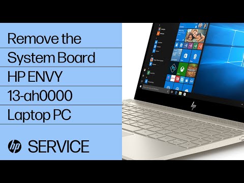 Remove the System Board | HP ENVY 13-ah0000 Laptop PC | HP