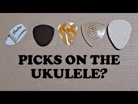 Picks On The Ukulele? Some different types to try, and some tips on playing with a pick/plectrum