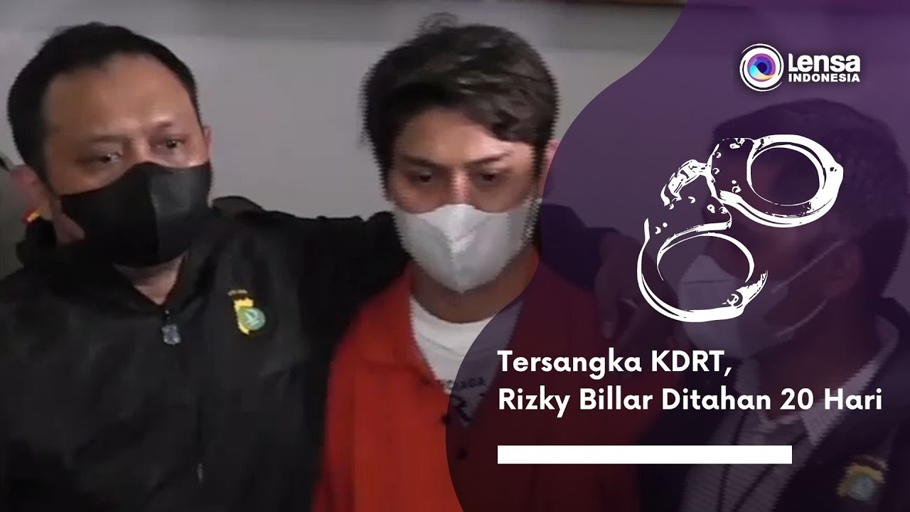 Tersangka KDRT, Rizky Billar Ditahan 20 Hari
