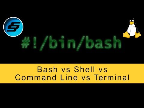 Bash vs Shell vs Command Line vs Terminal - Bash Scripting