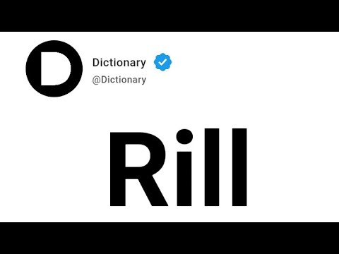 Rill Meaning In English
