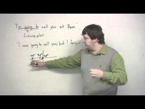 English Grammar - The future in the past - "Was/Were going to"