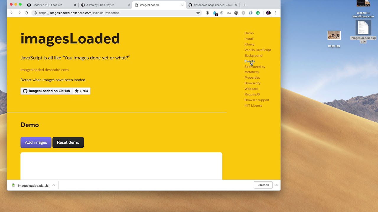 Asset Hosting on CodePen PRO