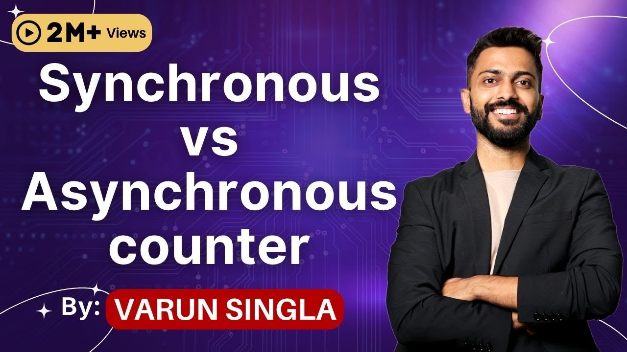 Lec - 42: Synchronous vs Asynchronous counter | Digital Electronics
