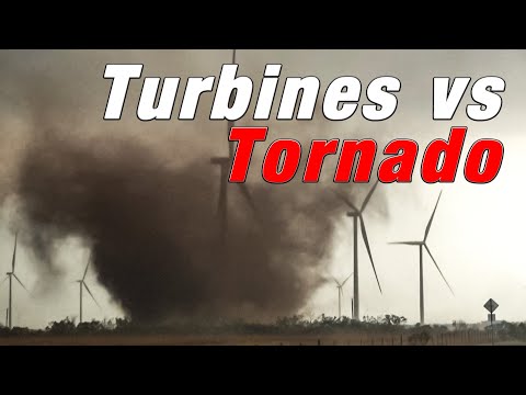 Wind Turbines Vs Tornado in this Clip – This is Not Cool