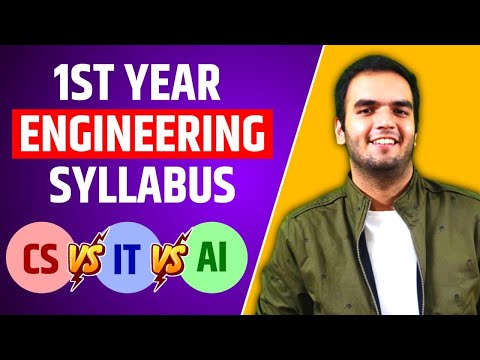 First Year Engineering Syllabus - Mumbai & Pune University - Tech Branches - CS Vs IT Vs AI