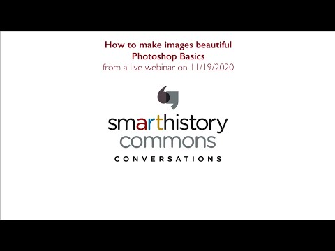 From a live webinar: How to make images beautiful, Photoshop Basics