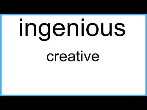 ingenious The New English Dictionary meaning | Vocabulary for Kids | Children's Dictionary