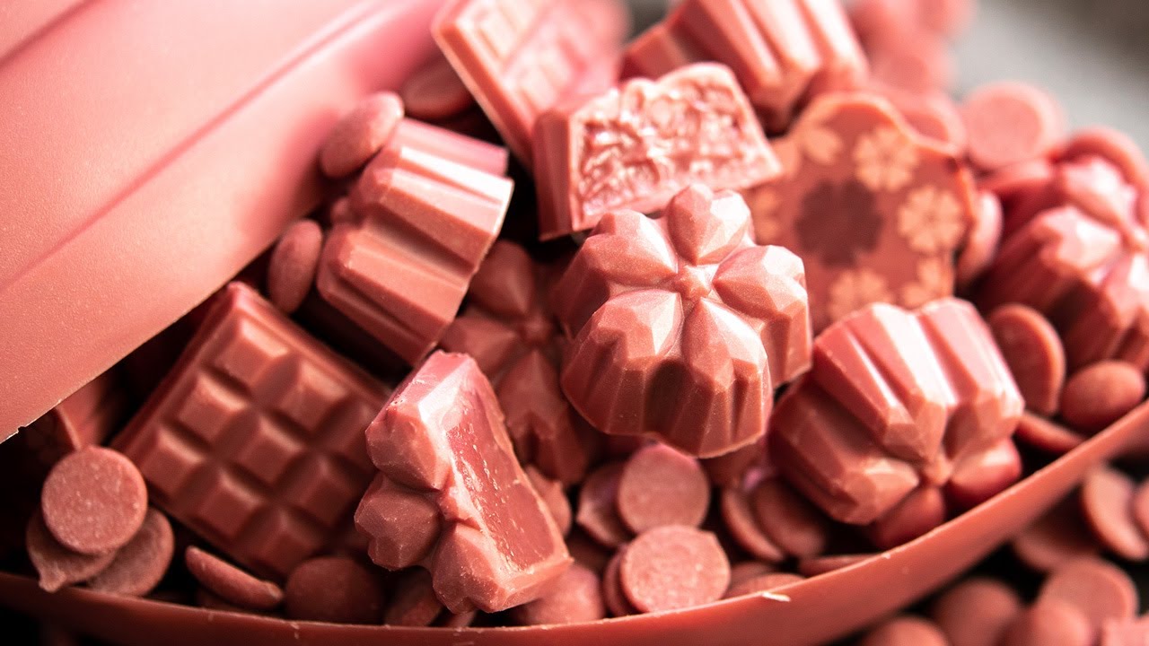 How to Make Ruby Chocolate RB1 Chocolate  Bonbon and Raspberry Ganache