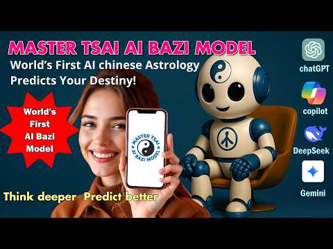 World’s First AI Predicts Your Destiny! Master Tsai Chinese Astrology AI Bazi Model for ChatGPT