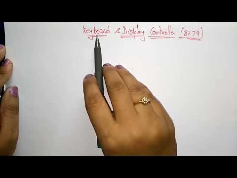 8279 Programmable Keyboard/Display Interface- Features Video Lecture ...