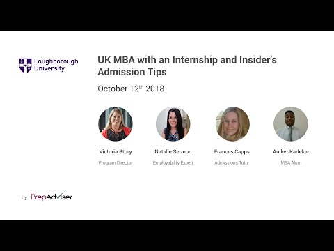 UK MBA with an Internship and Insider's Admission Tips
